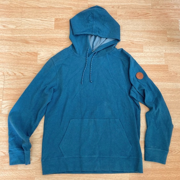 Alpine Design | Shirts | Alpine Design Textured Blue Teal Hoodie ...